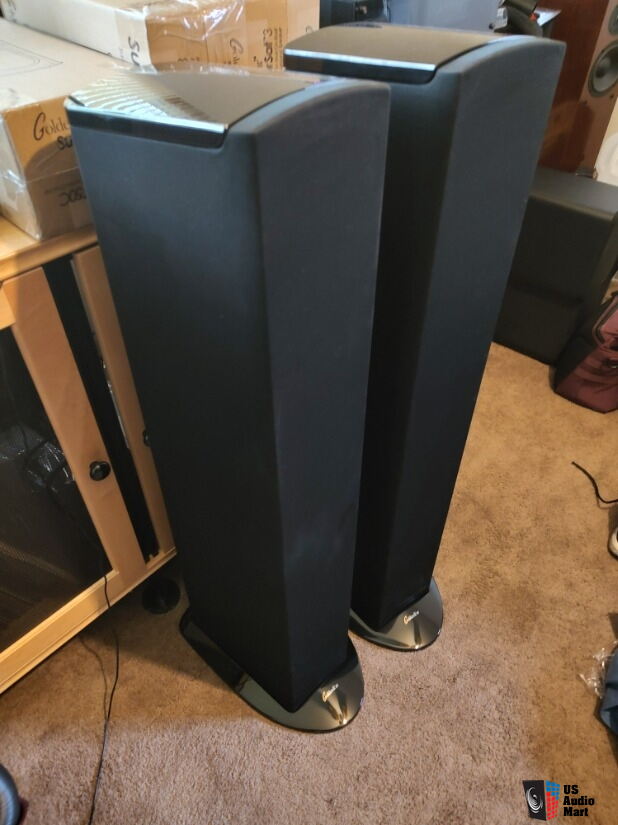 Goldenear Triton 5 speakers. Very detailed sound with AMT tweeter ...
