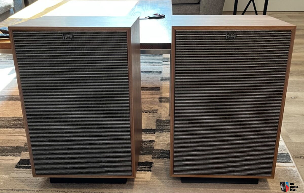 Klipsch Heresy IV, Walnut Pair w/new lambswool grills included - NEW ...