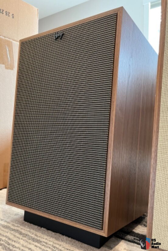 Klipsch Heresy IV, Walnut Pair w/new lambswool grills included - NEW ...