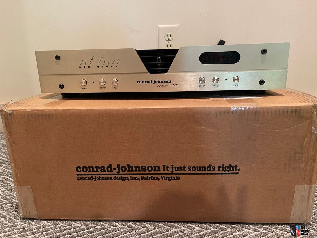 Conrad Johnson Premier 17 LS-2 Pre-amp (Series 2 with 10 Teflon Caps ...