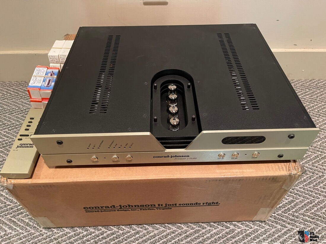 Conrad Johnson Premier 17 LS-2 Pre-amp (Series 2 with 10 Teflon Caps ...
