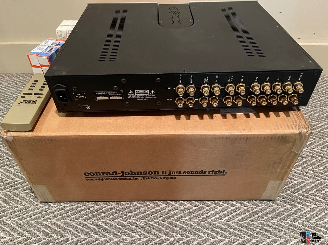 Conrad Johnson Premier 17 LS-2 Pre-amp (Series 2 with 10 Teflon Caps ...