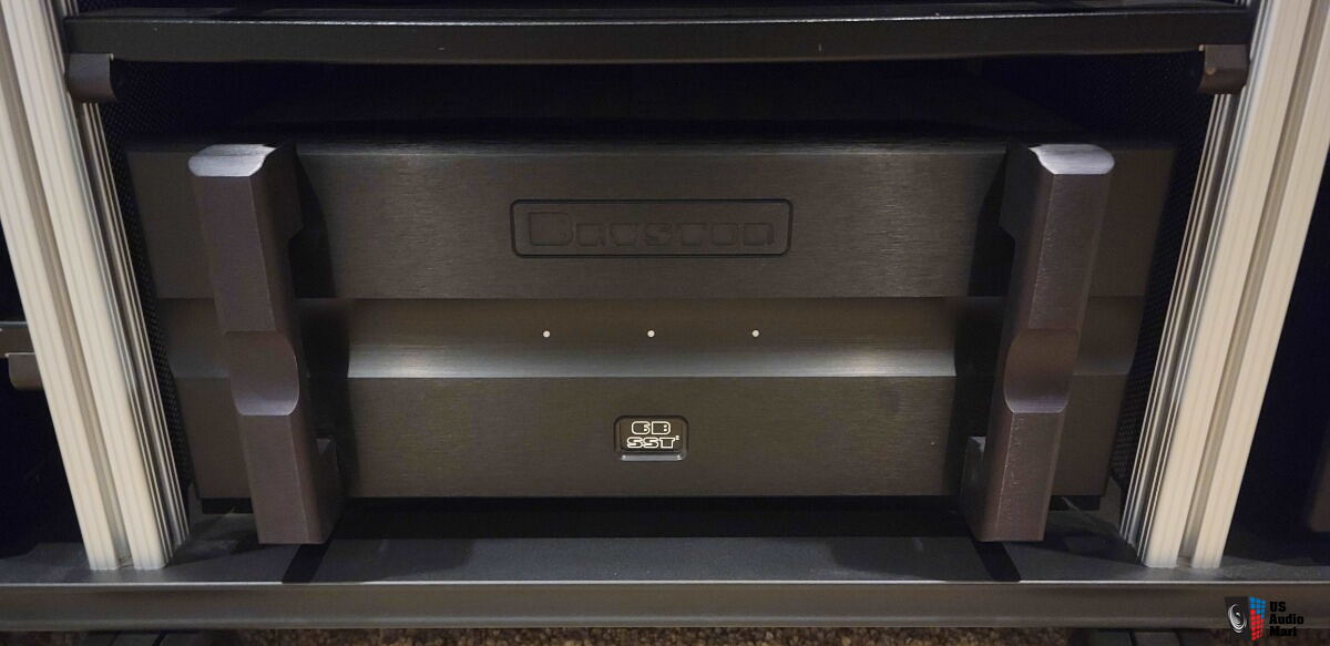 Bryston 6B SST2 Tri-Mono Amplifier 19" Black Trim Panel Front Handles ...