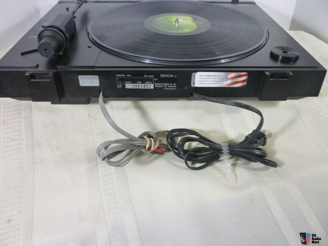 Denon DP-23F Direct Drive Automatic Turntable w/ Ortofon Cartridge ...