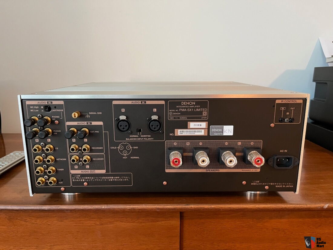 Denon PMA-SX1 Limited Integrated Amplifier (Ultra Rare Japan-Only 100V ...