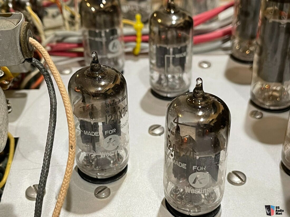 Vintage Knight Tube Integrated Stereo Amplifier 1950's Mullard Tubes ...