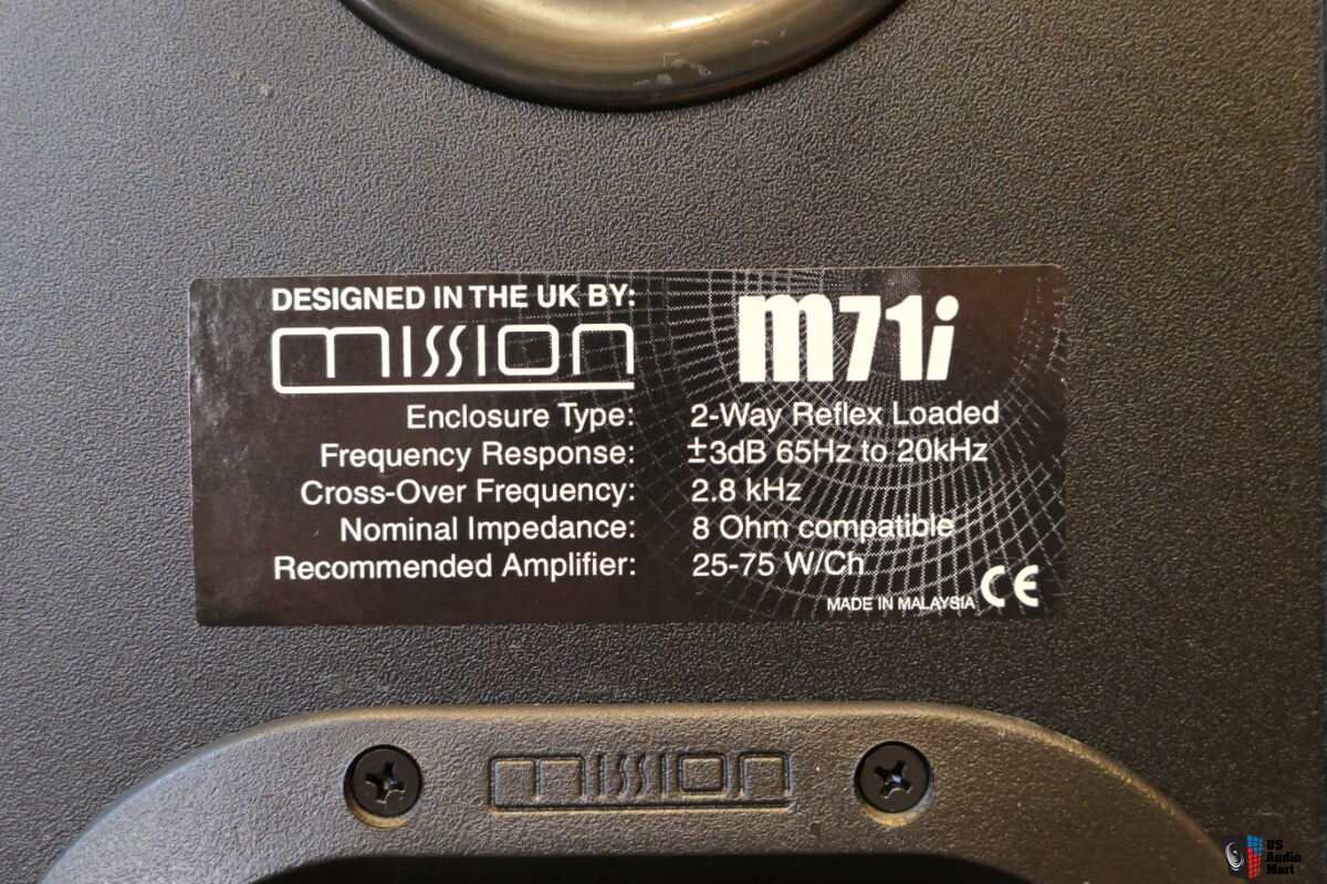 Mission M71i Bookshelf Speakers Photo #4502315 - US Audio Mart
