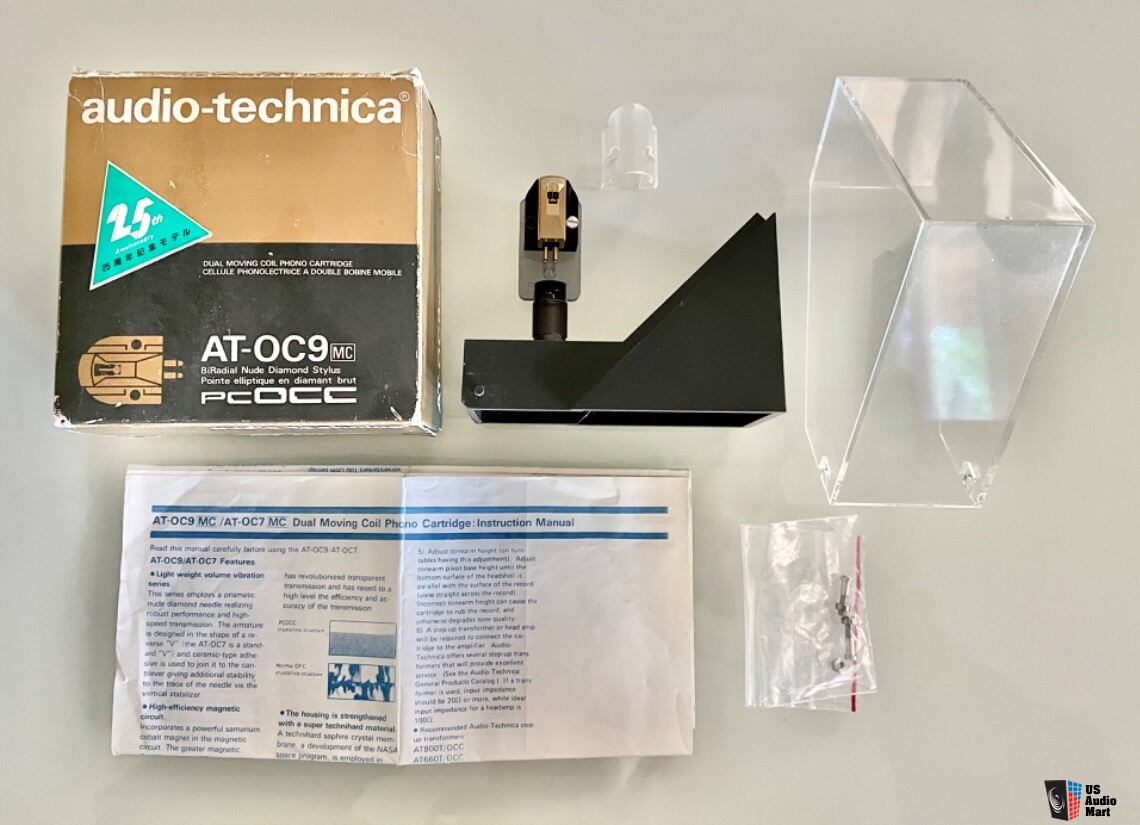 Audio-Technica AT-OC9 MC Moving Coil phono cartridge with PCOCC coils ...