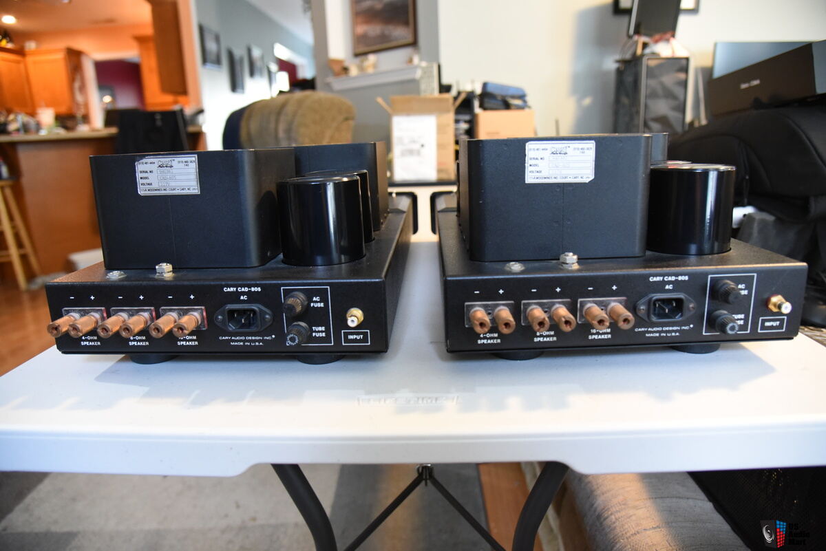 A pair of Cary Audio CAD-805 monoblocks Photo #4508933 - Canuck Audio Mart