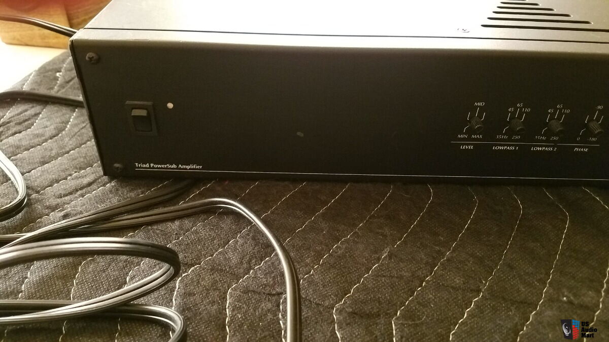 Triad platinum 1000watt subwoofer amplifier for 15 to 21 inch subs ...
