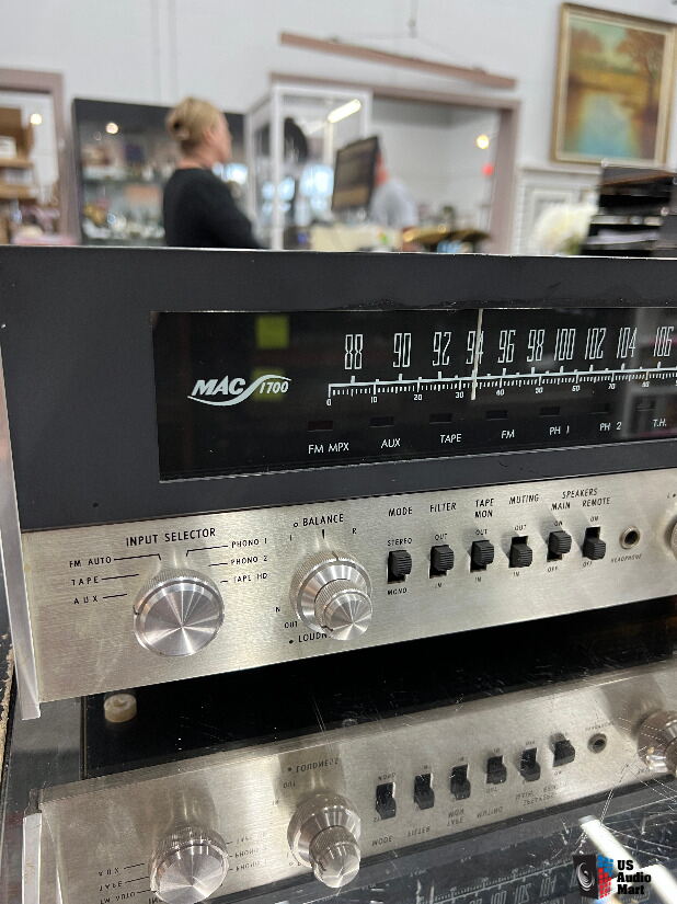 McIntosh MAC 1700 Receiver (SS Amp/Tube Tuner) - FULLY RESTORED Photo ...