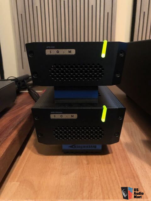 SOtM sMS-200ultra and sPS-500 power supply with YCable stranded 7N ...