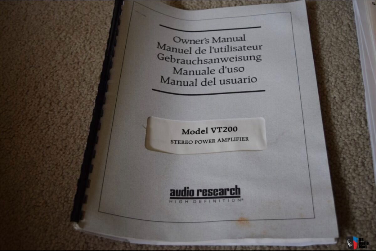 Audio Research VT200 Photo #4513753 - US Audio Mart