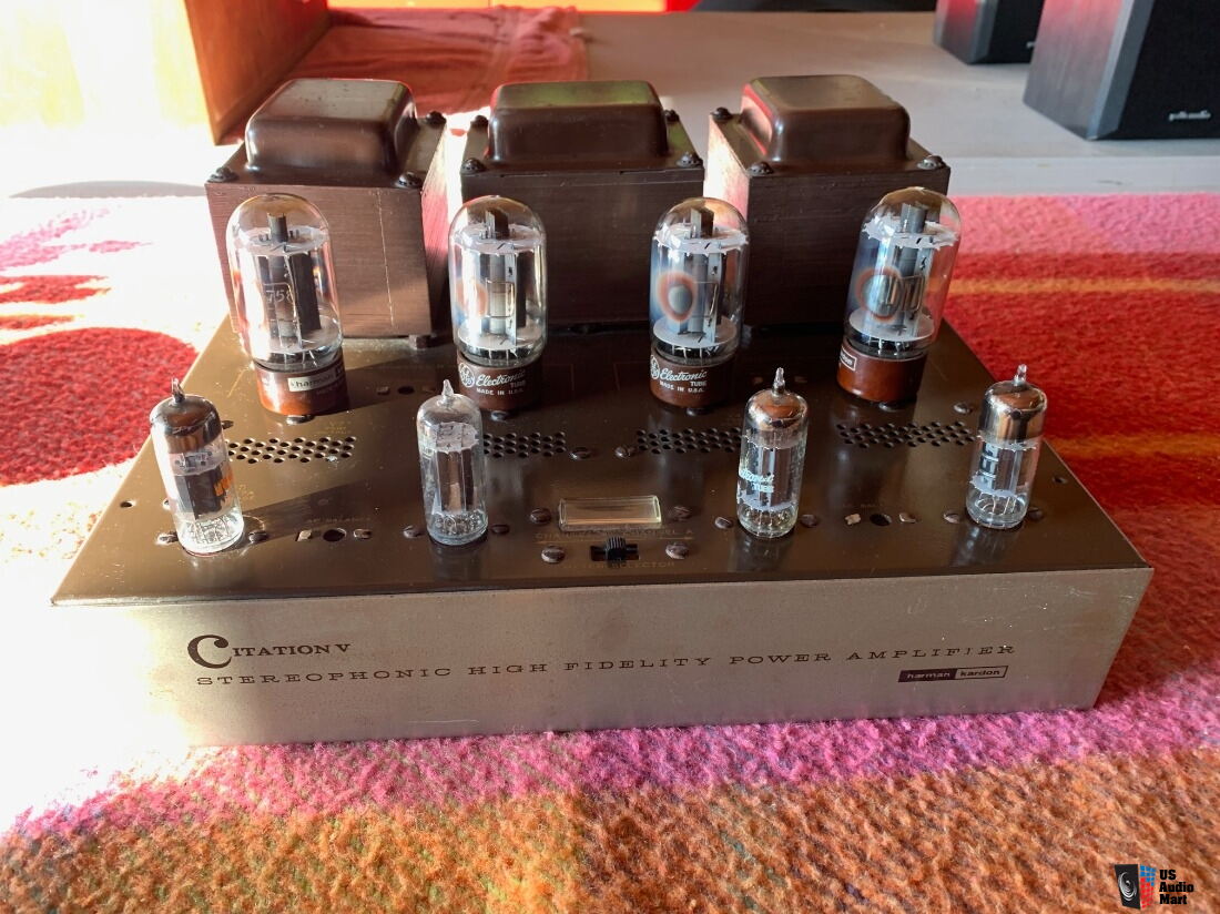 Harman Kardon Citation V amp updated Jantzen Z caps! Amp has a couple ...