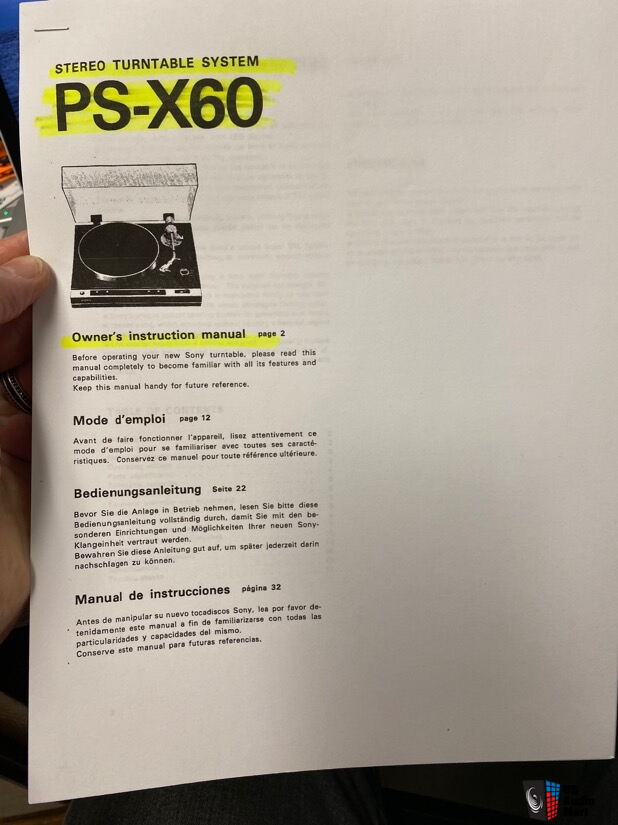 Sony PS-X60 Turntable Photo #4514221 - US Audio Mart