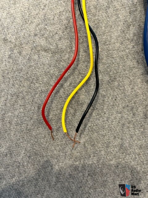 Sub-Woofer Baseline Blue REL high level 3M cables --A Pair Photo ...