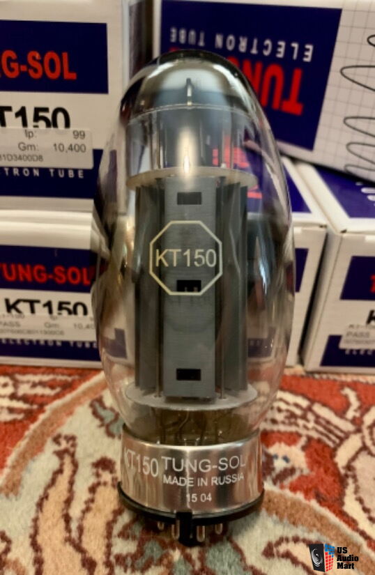 Tung-Sol KT-150's (8 matched) and Genelec 12AU7 (2 matched) Photo ...