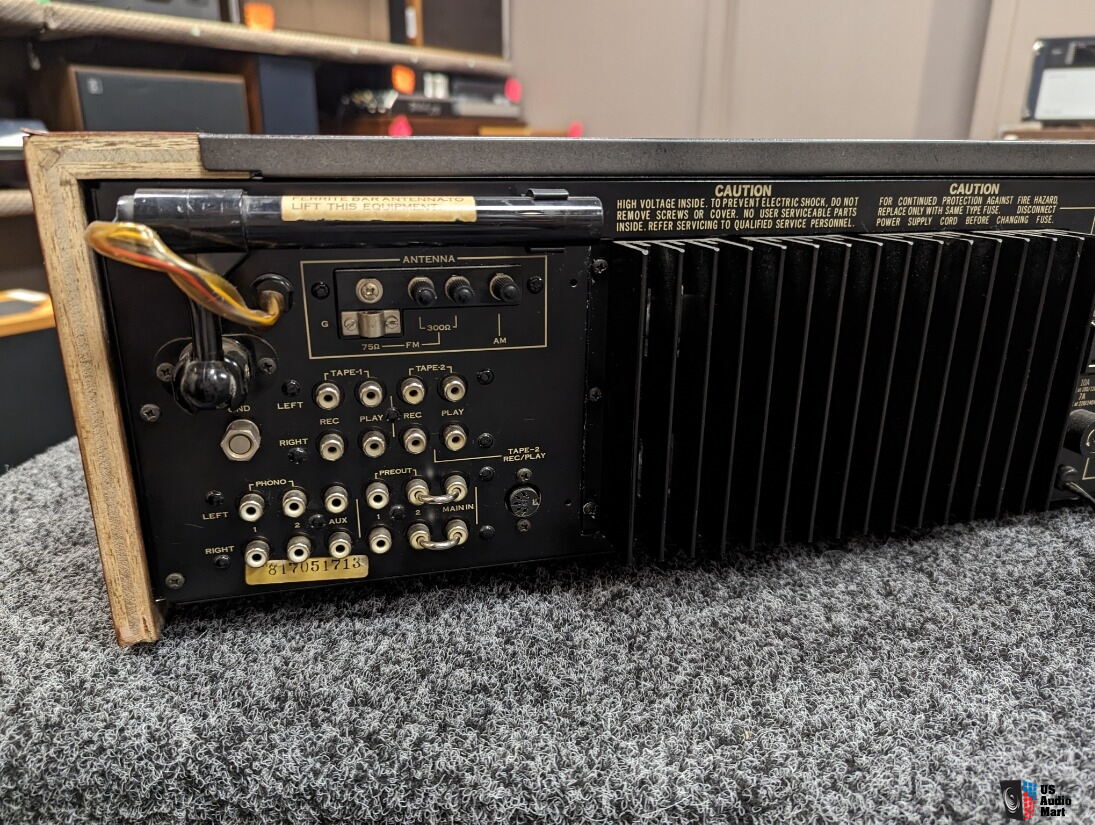 Sansui 990DB Stereo Receiver Rare Blackface version of the 9090DB ...
