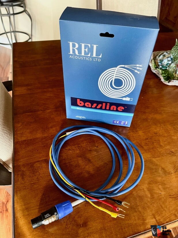 REL Bassline Blue Subwoofer Cable - in like new condition Photo ...