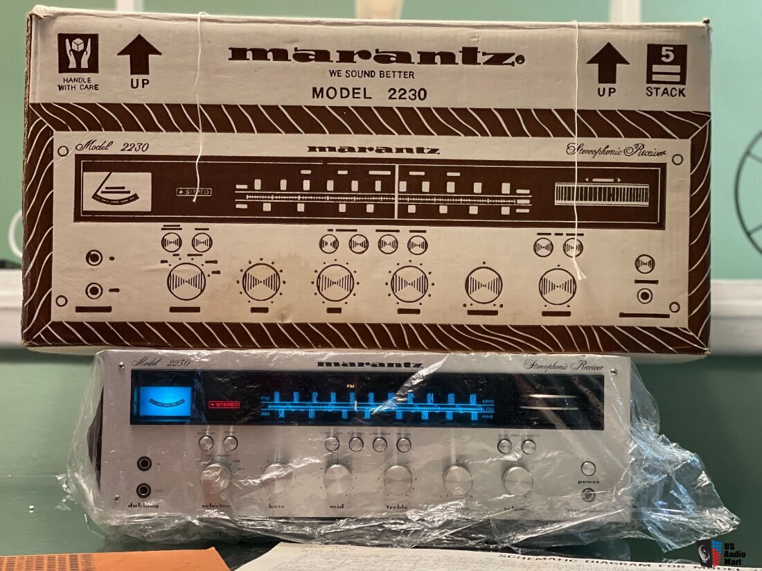 STORE DISPLAY Vintage Marantz Model 2230 AM/FM Stereo Receiver ~TIME ...