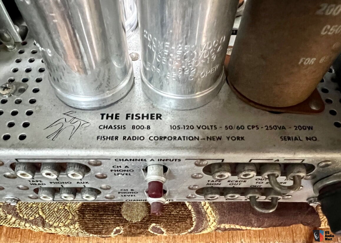 Fisher 800b -unbelievably clean condition-needs restoration Photo ...