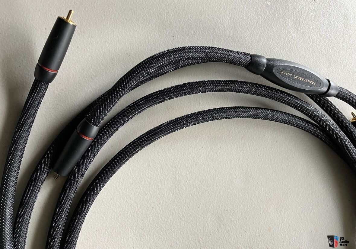 Transparent Audio Super 2m RCA cables (SSE2) Photo #4530379 - US Audio Mart
