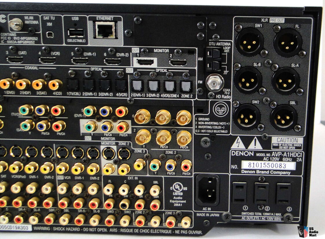 Denon AVP-A1HDCI Surround Sound Processor Pre Amp Photo #4532249 - US ...
