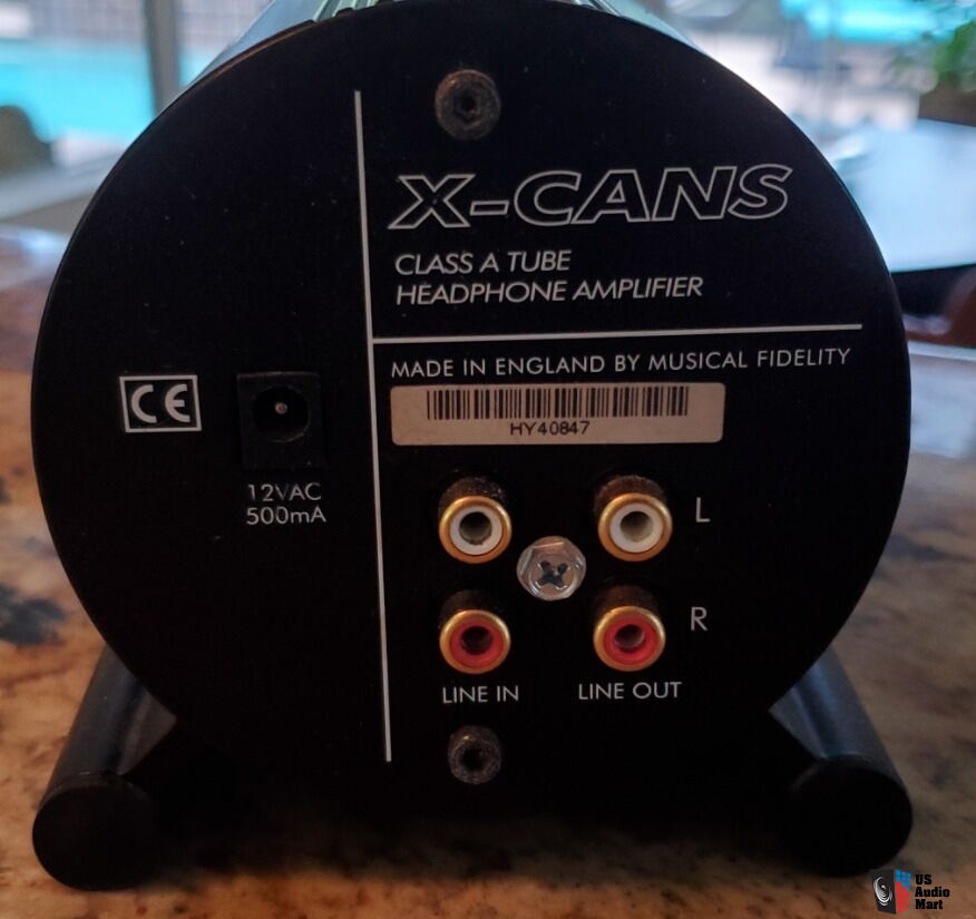 Musical Fidelity X-Cans Class A Tube Headphone Amp w/Upgraded Tubes and ...