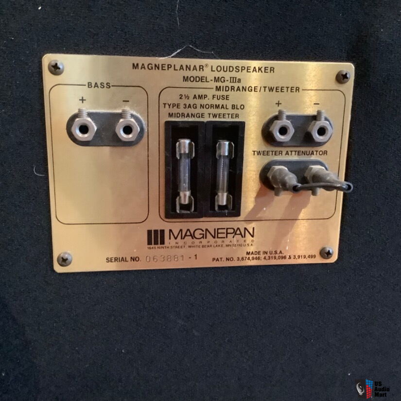 Magnepan MG IIIa panel speakers Photo #4535597 - US Audio Mart