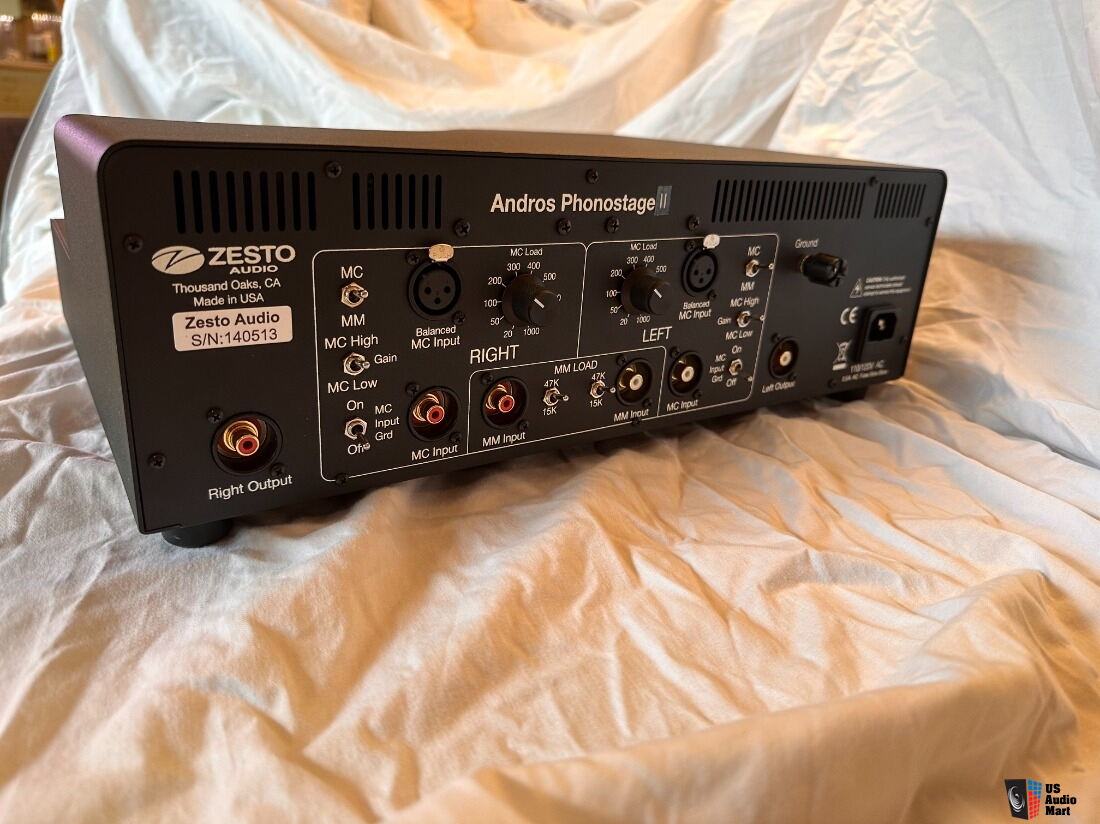 Zesto Audio Andros II Tube Phono-stage MC/MM Phono Preamplifier with ...