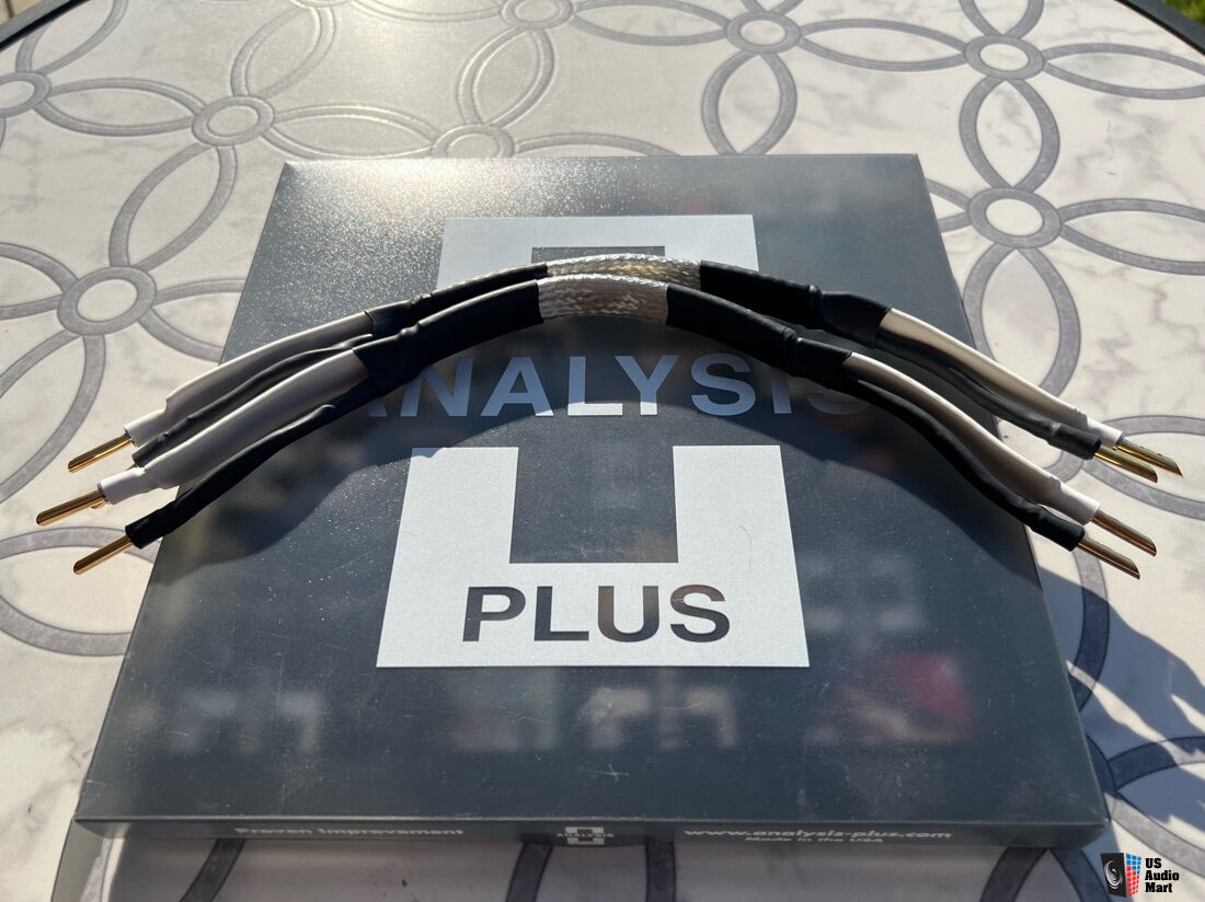 ANALYSIS PLUS Big Silver Oval 9 6' speaker cables (New Lower Price ...