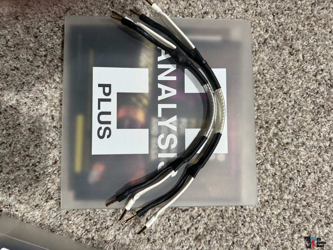Analysis Plus Big Silver Oval 9... 8 ft. cables & 12" Jumpers Photo ...