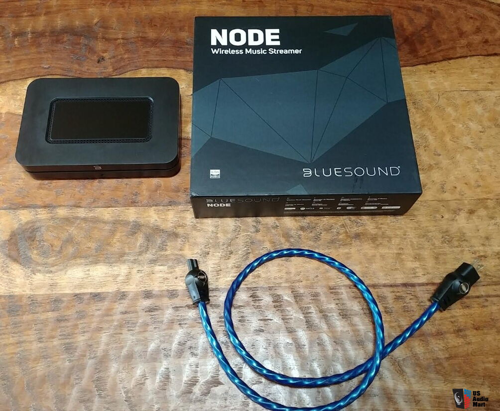 Like new Bluesound NODE (3rd generation, N130) with Wireworld power ...