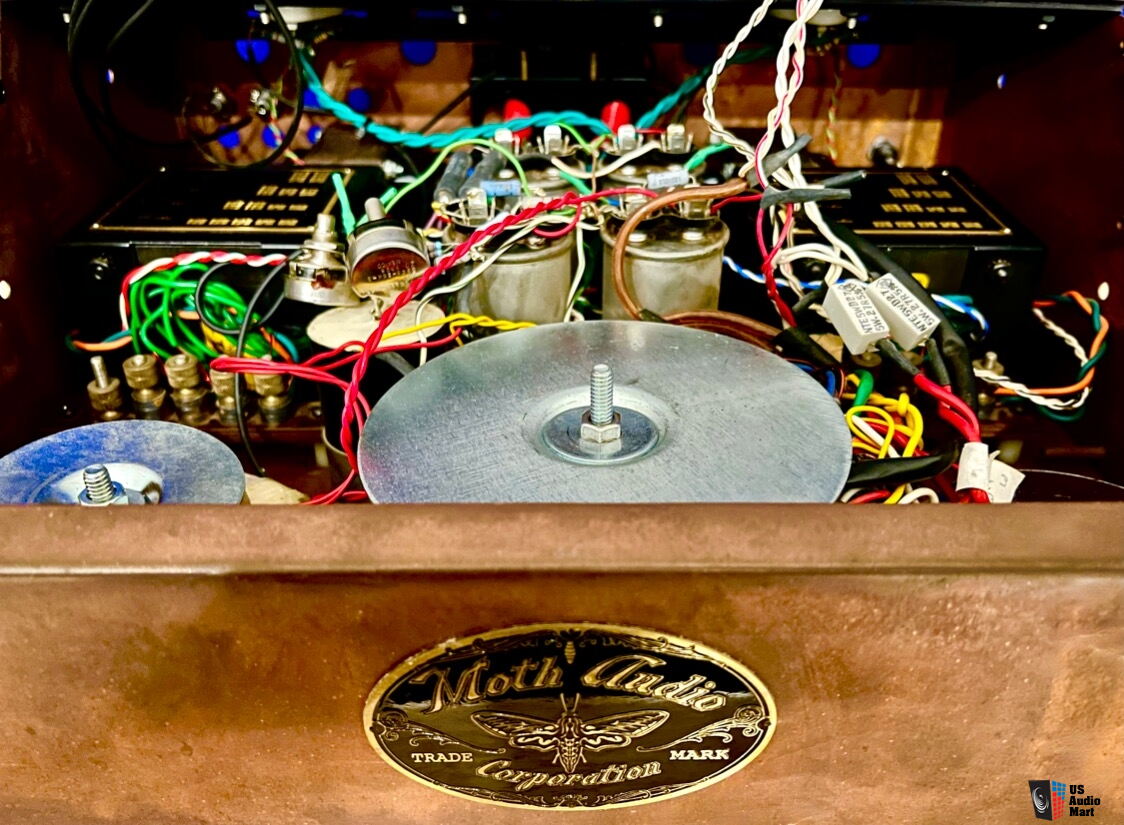 VERY RARE MOTH AUDIO 572b Tube Amplifier 25 WPC / One of a Kind ...