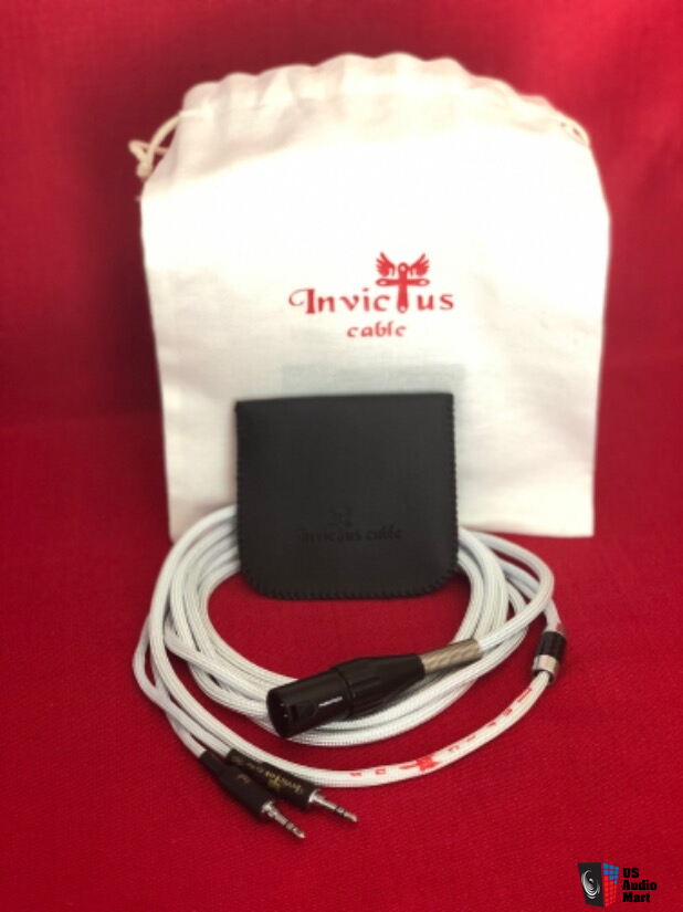 Invictus Palladium/Gold/Silver Headphone Cable w 4-pin XLR & dual 3.5mm ...