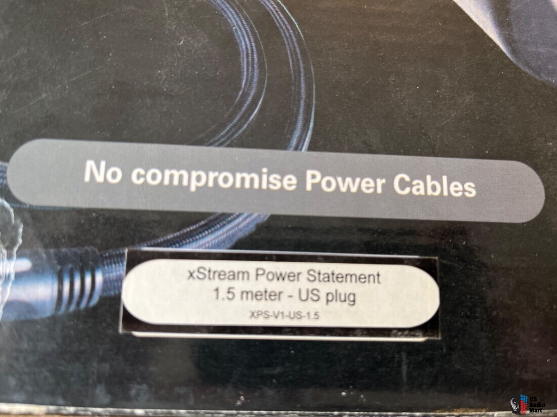 MSRP $499 PS Audio xStream Power Statement Power Cable; 1.5m with Box ...