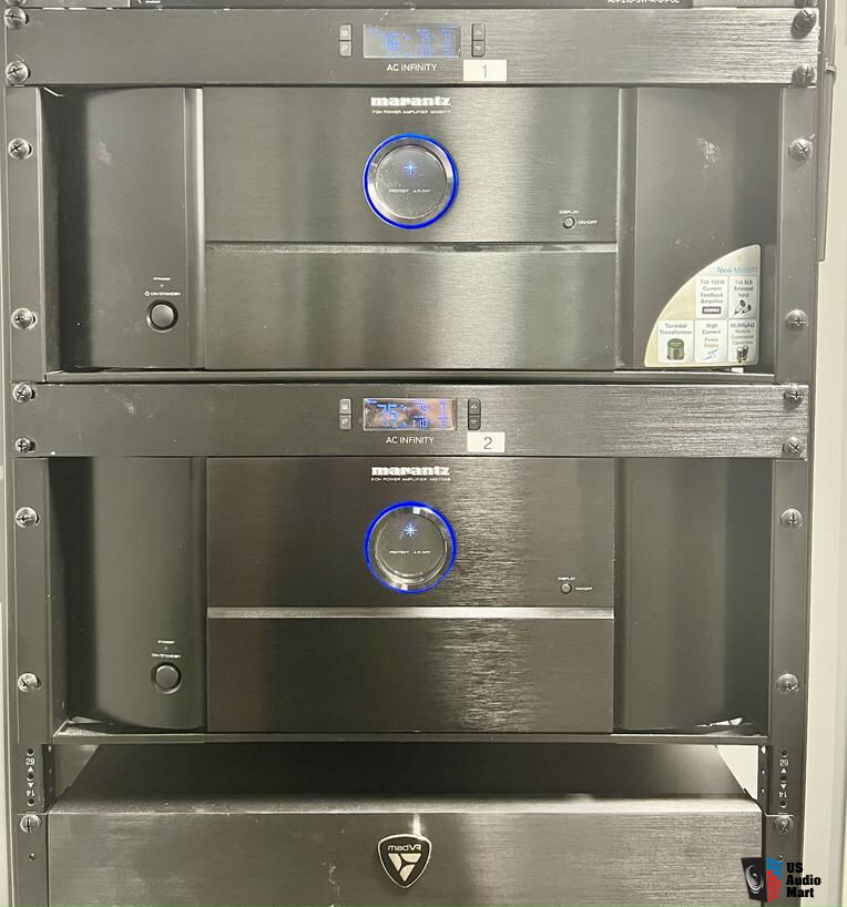 Marantz AV7705 / MM8077 / MM7055 with AC Infinity rack fans Photo ...
