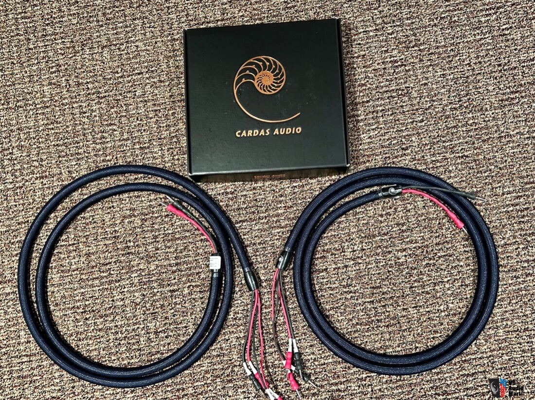 Cardas CYGNUS Speaker Cables 3 meter BI-WIRE with banana terminals all ...