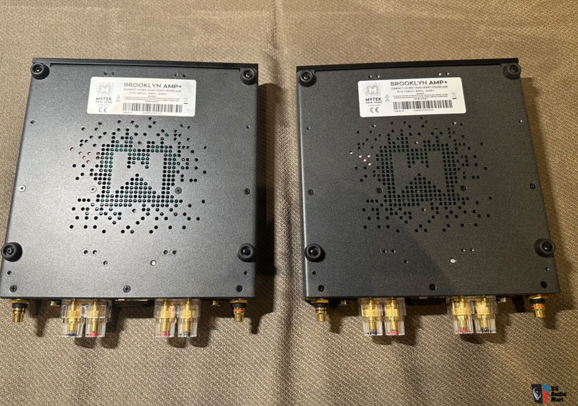 Mytek Brooklyn Amp+ Amplifier - 2 Available - Black Faceplate - Photos ...