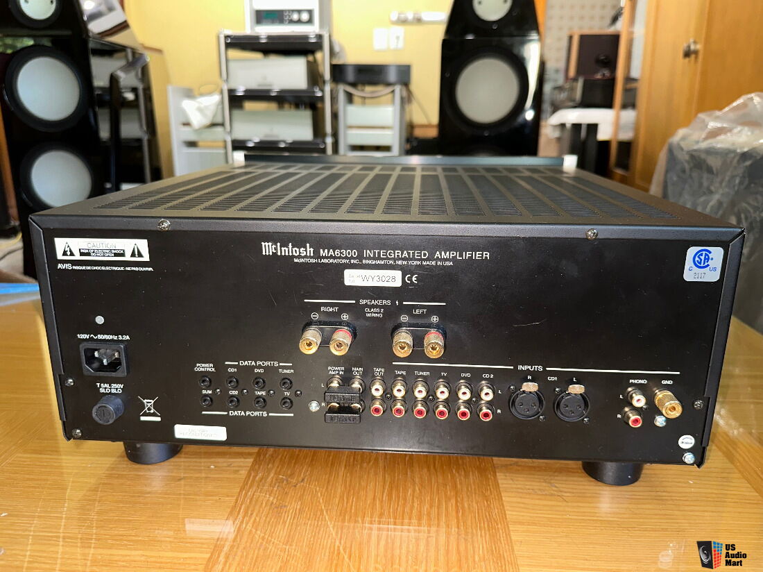 Mcintosh MA6300 integrated amplifier with remote and shipping box ...