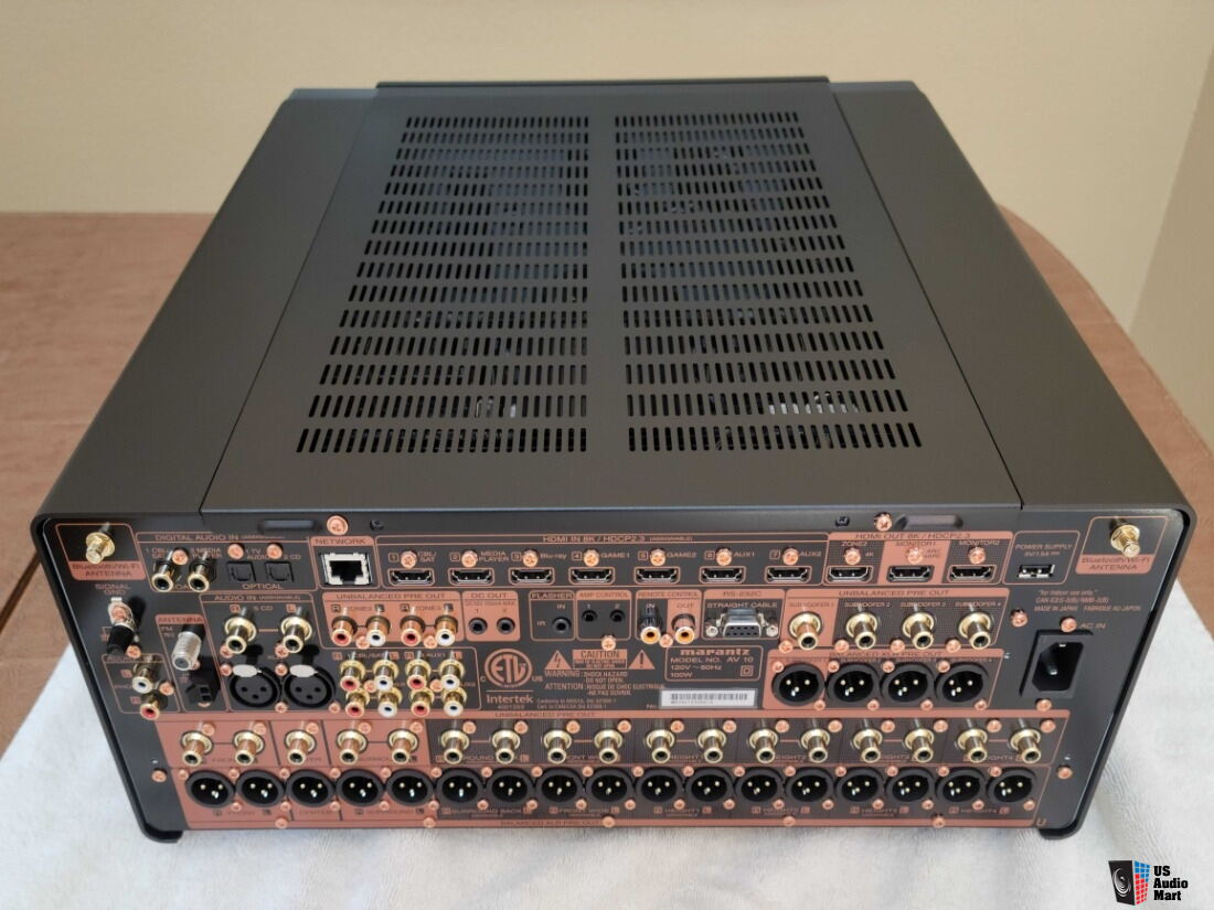 Marantz AV 10 Reference 15.4 Channel Home Theater Pre-Amplifier ...