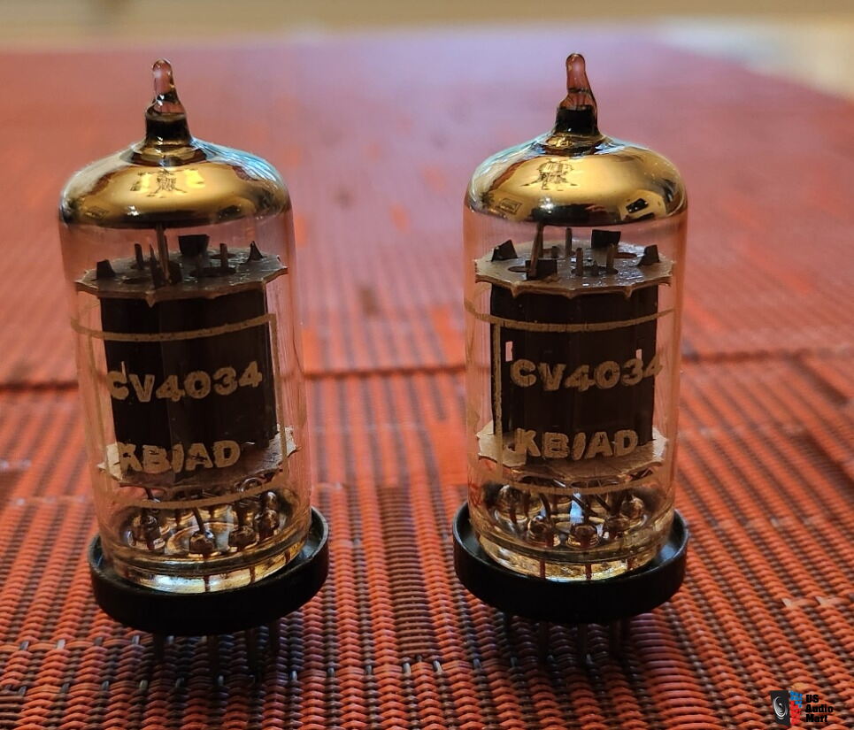 Brimar/Valve Electronic CV4034 NOS Matched Vacuum Tubes (12AU7/ECC82 ...