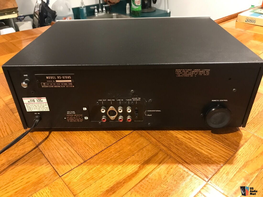 Technics RS-676US Two Head Stereo Cassette Deck Photo #4545793 - US ...
