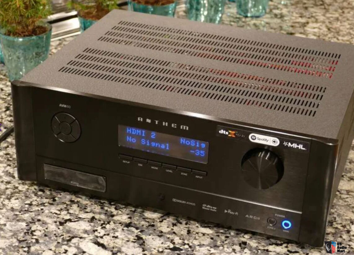 Anthem AVM60 Atmos Processor. Excellent Condition For Sale - US Audio Mart