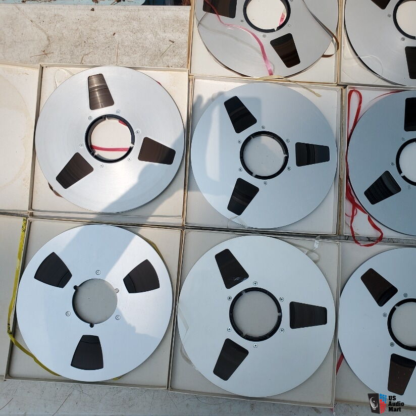 11 10.5 inch BASF SCOTCH OTHERS Metal Reel To Reel tapes with jazz ...