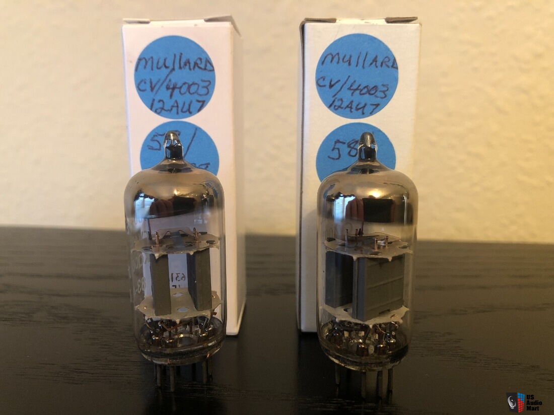 MULLARD (1-Pair) CV/4003 / 12AU7 / ECC82 / M8136 Tubes " The Holy Grail ...