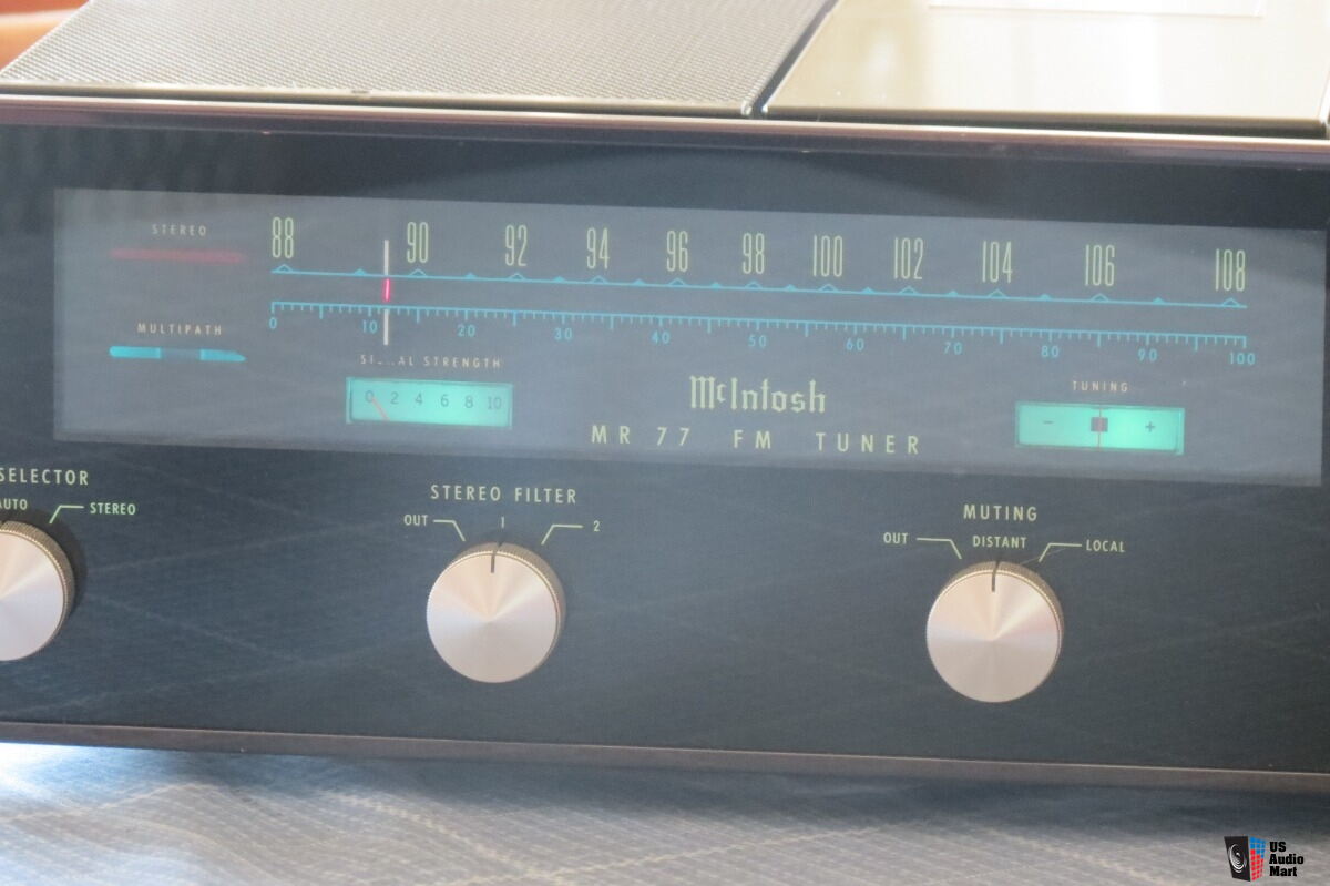 McIntosh MR 77 Tuner For Sale - US Audio Mart