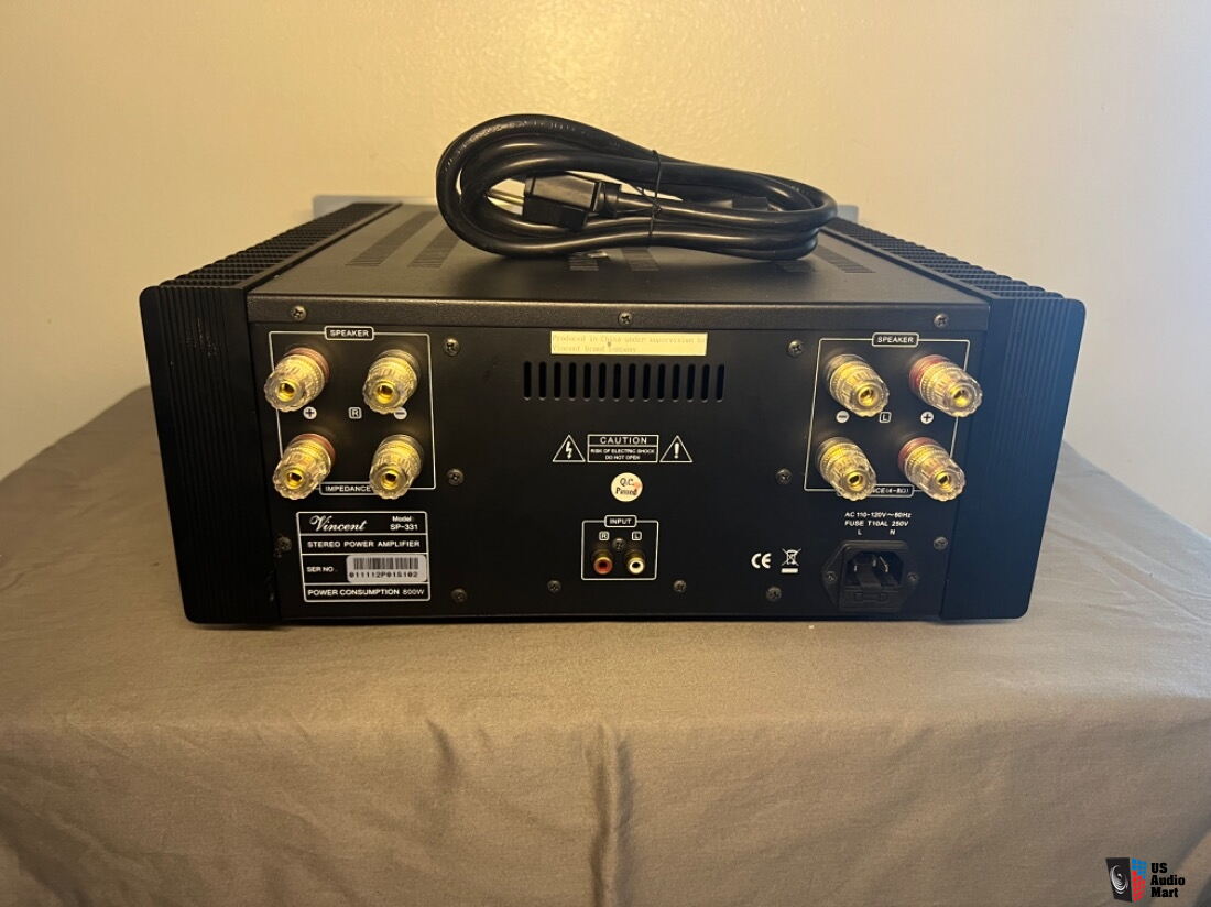 VINCENT SP-331 HYBRID STEREO POWER Amplifier, Excellent Working ...