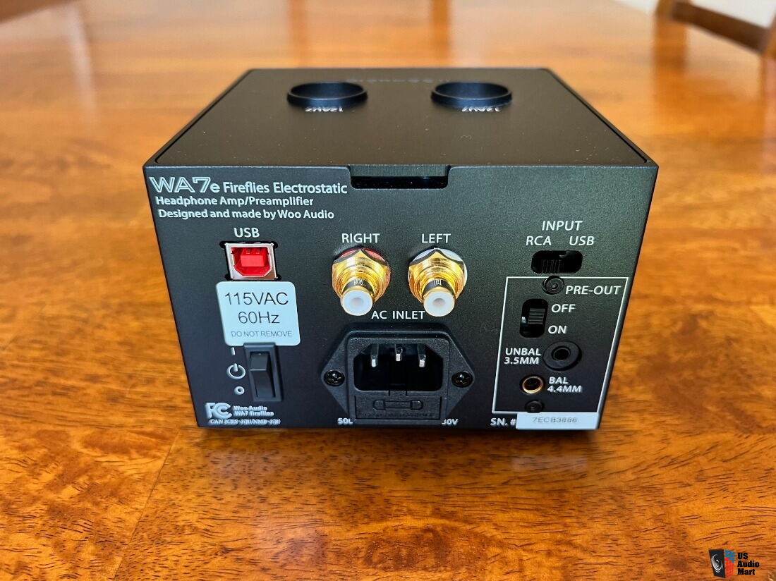 Woo Audio WA7e Electrostatic Headphone Amp/DAC, Lowest Price on Earth ...
