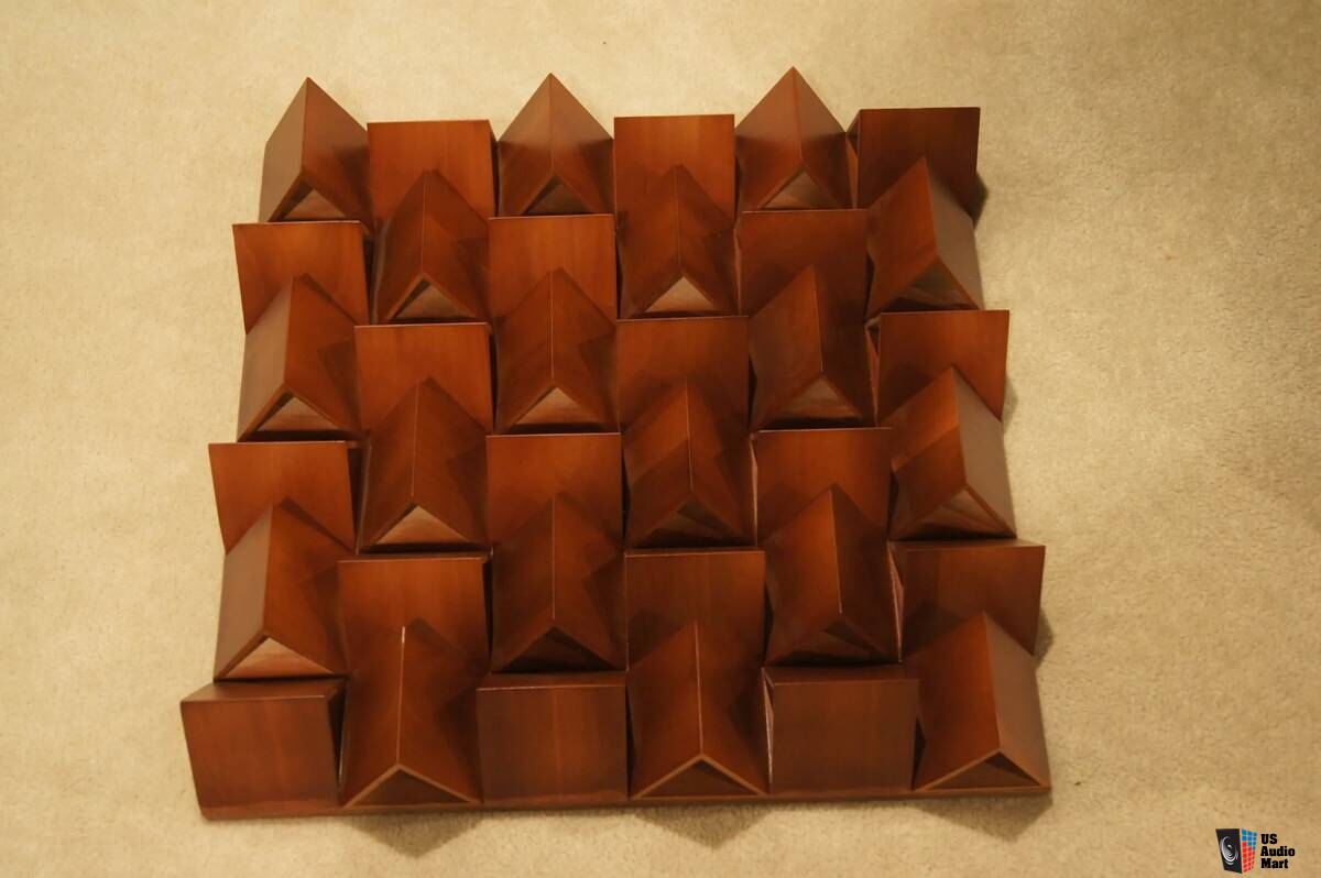 MSR Zsound 3d Wood Diffuser Acoustic Treatment Cherry Finish Photo ...